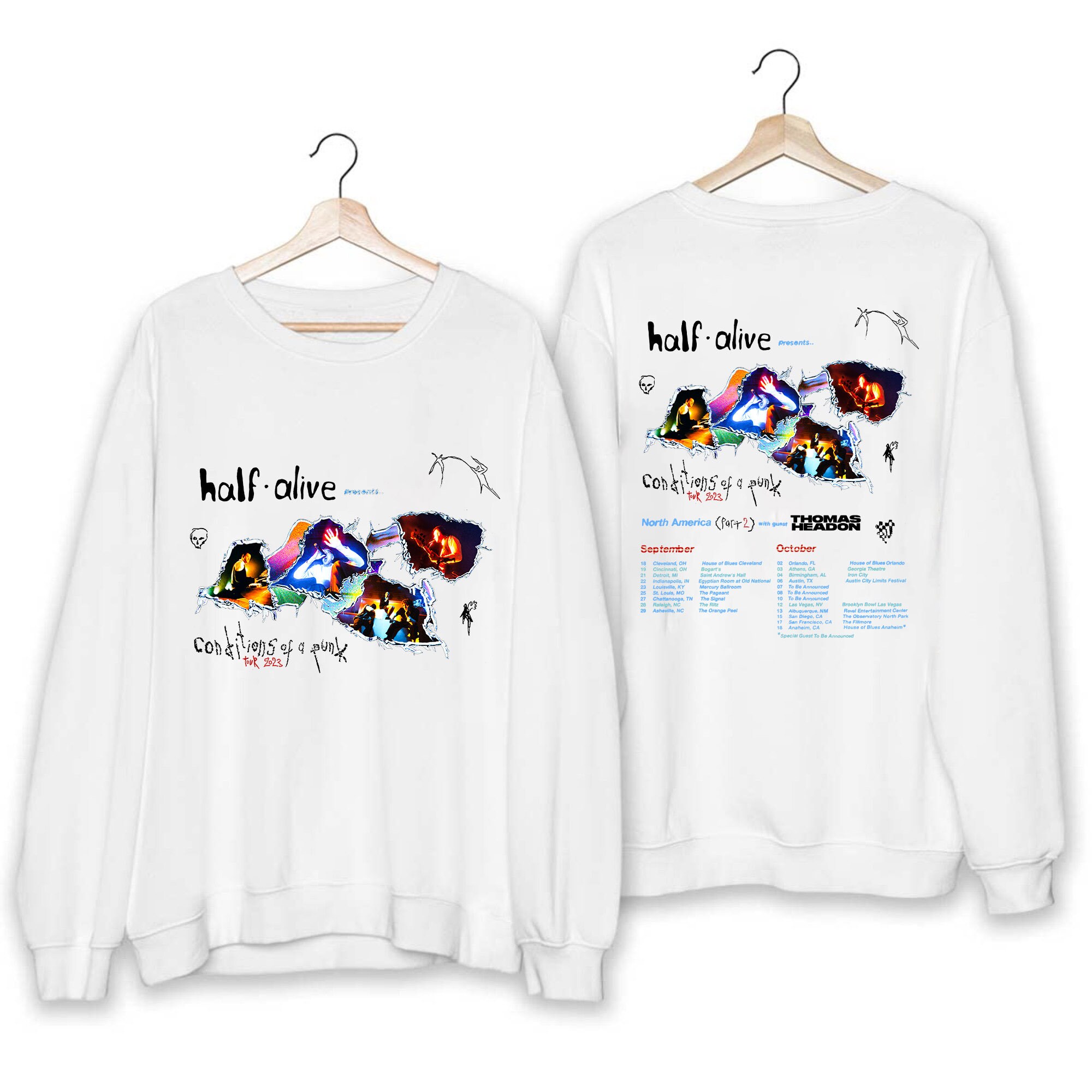 Half Alive Conditions Of A Punk Tour 2023 Shirt, Designed & Sold By ...
