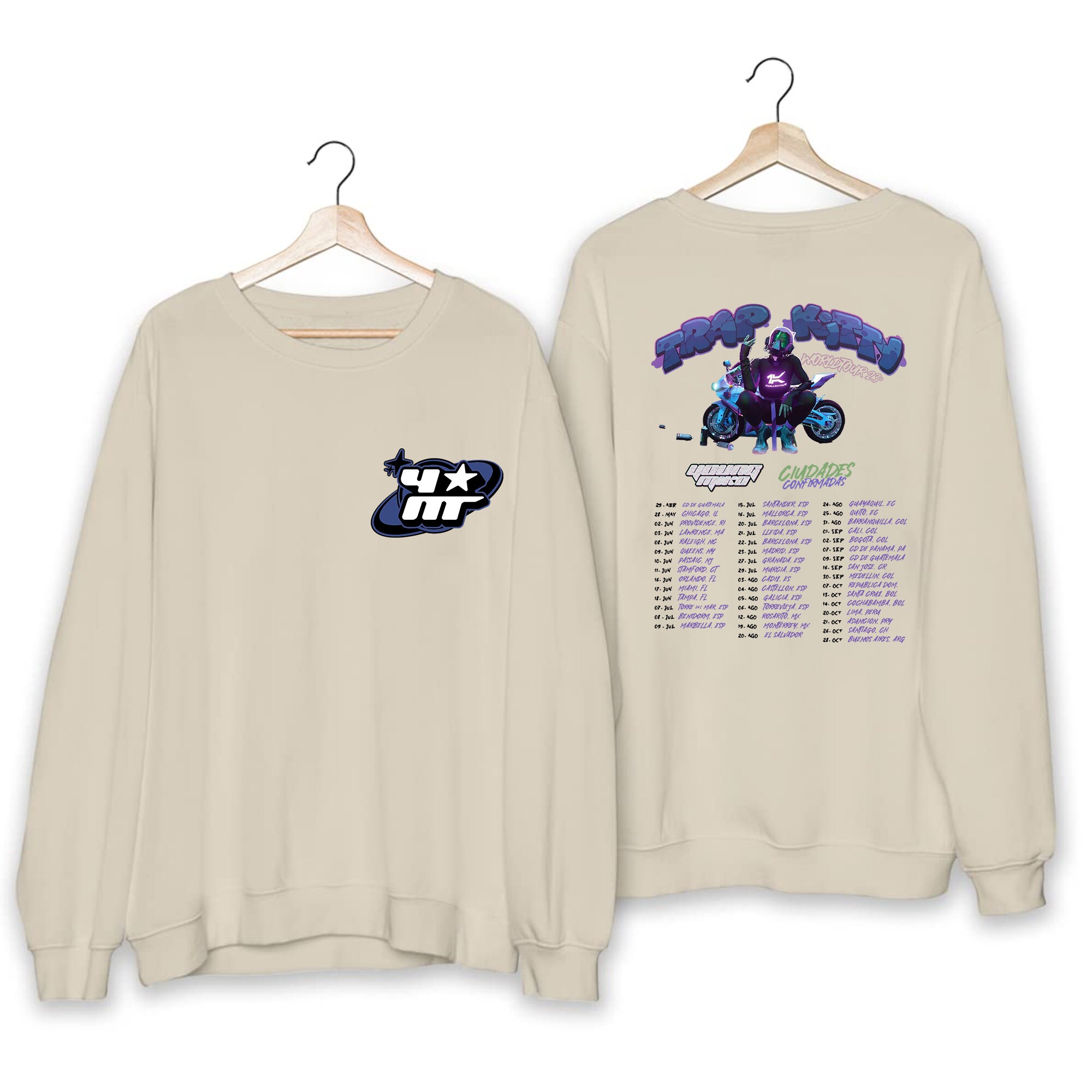 Young Miko Trap Kitty World Tour 2023 Designed & Sold By Grouse Lime