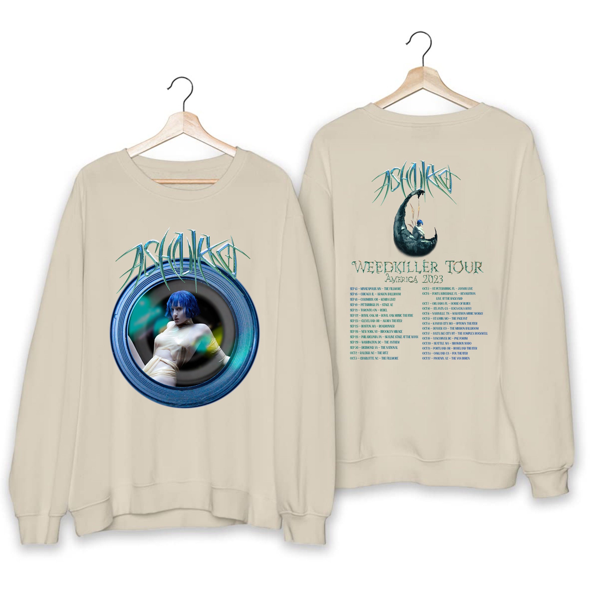 Ashnikko 2023 Weedkiller Tour America Shirt sold by MichaeEvans | SKU ...