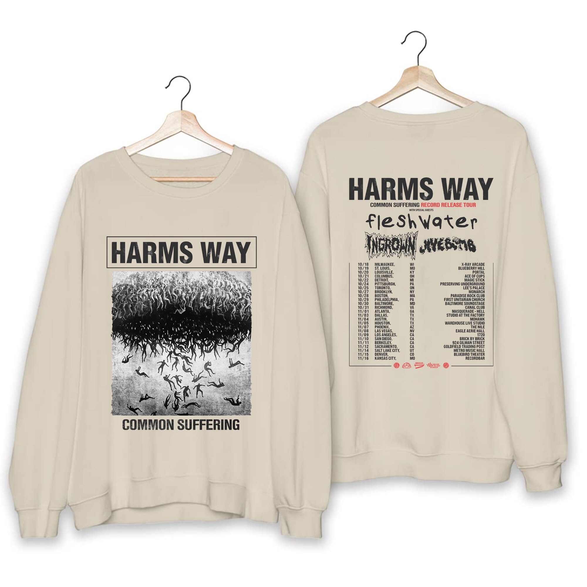 Harms Way Common Suffering Tour 2023 sold by Artificial Estivaliz Han ...