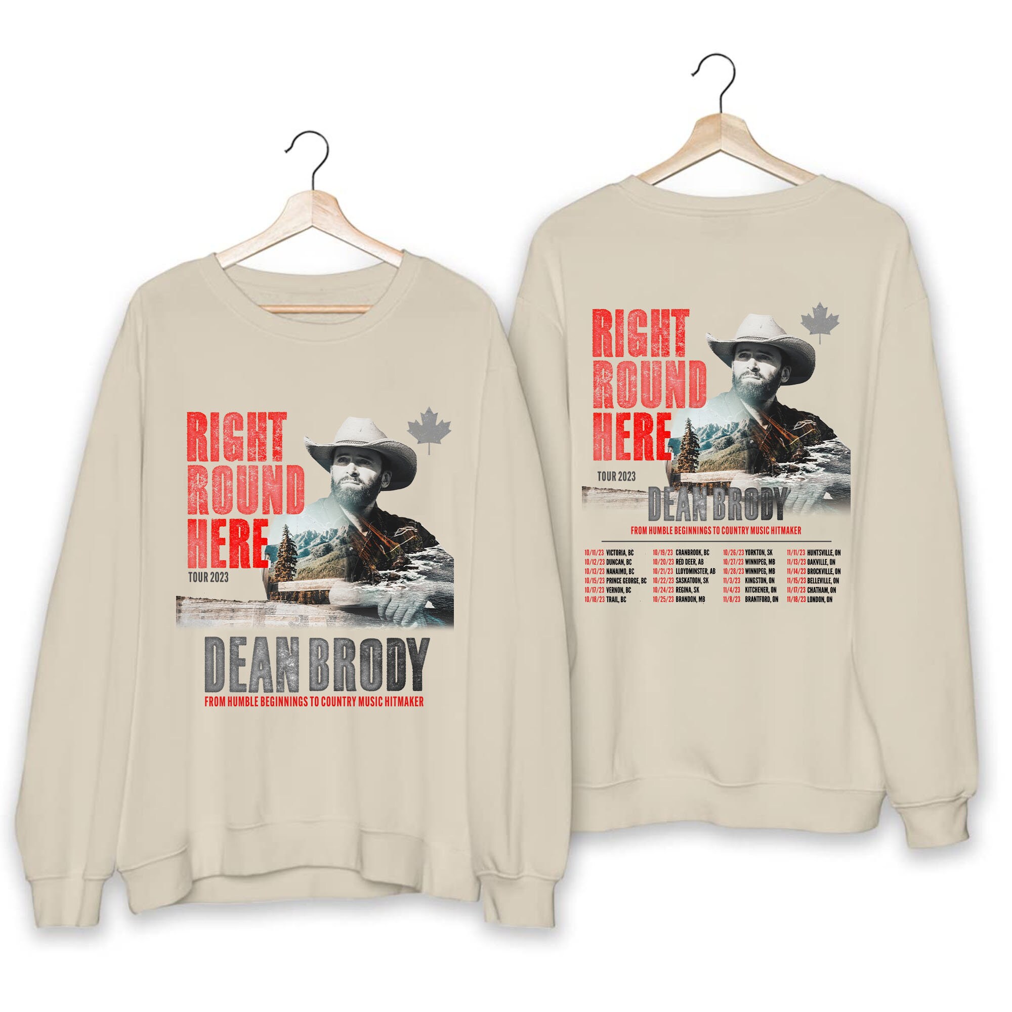 Dean Brody - Right Round Here Tour 2023 Shirt sold by Schery | SKU ...