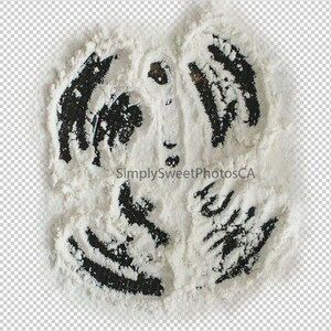 Flour Angels Christmas Digital Backdrop - Etsy