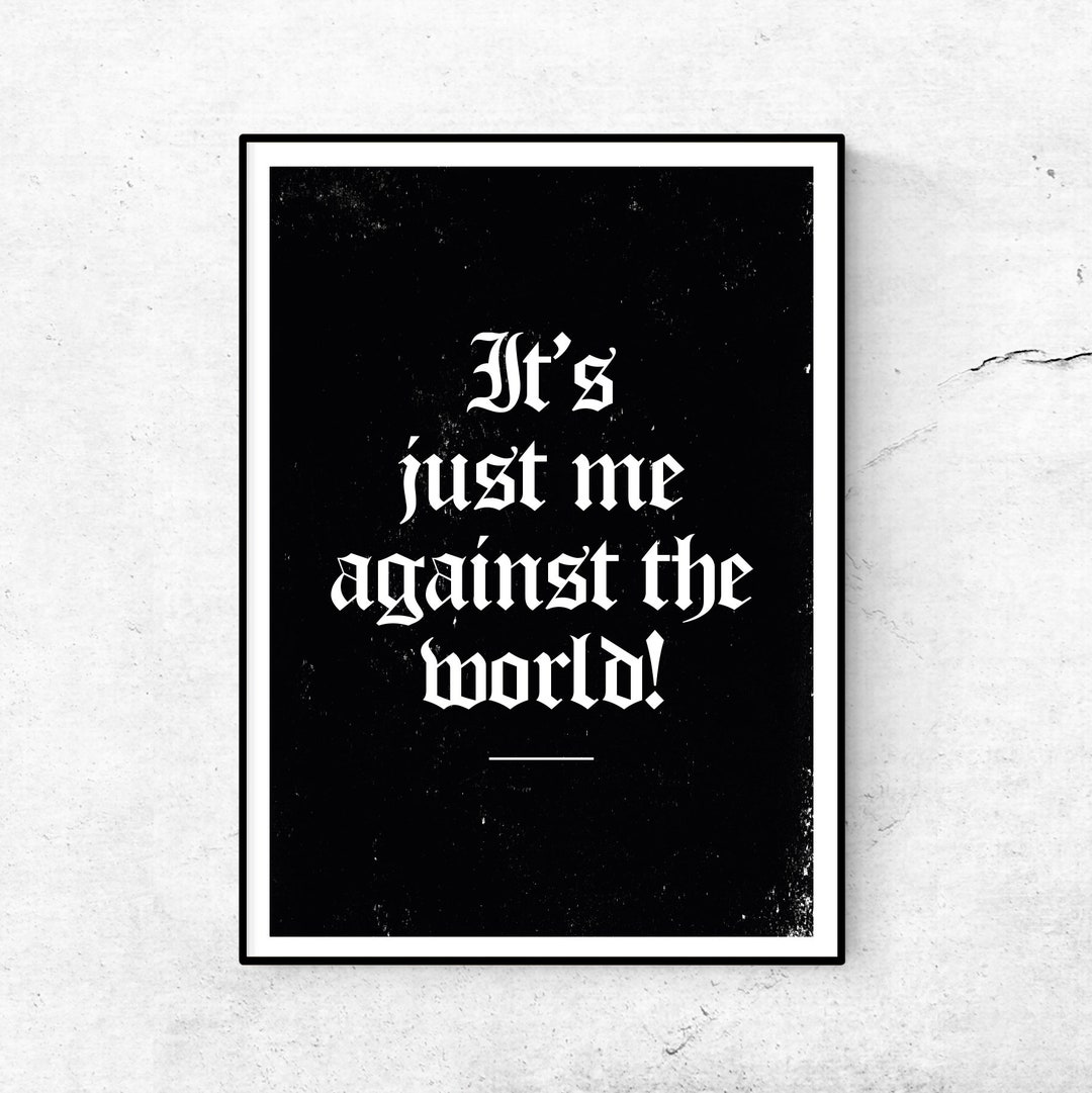 Hip Hop Lyrics, 4 Different Titles to Choose From, Typographic, Rap ...