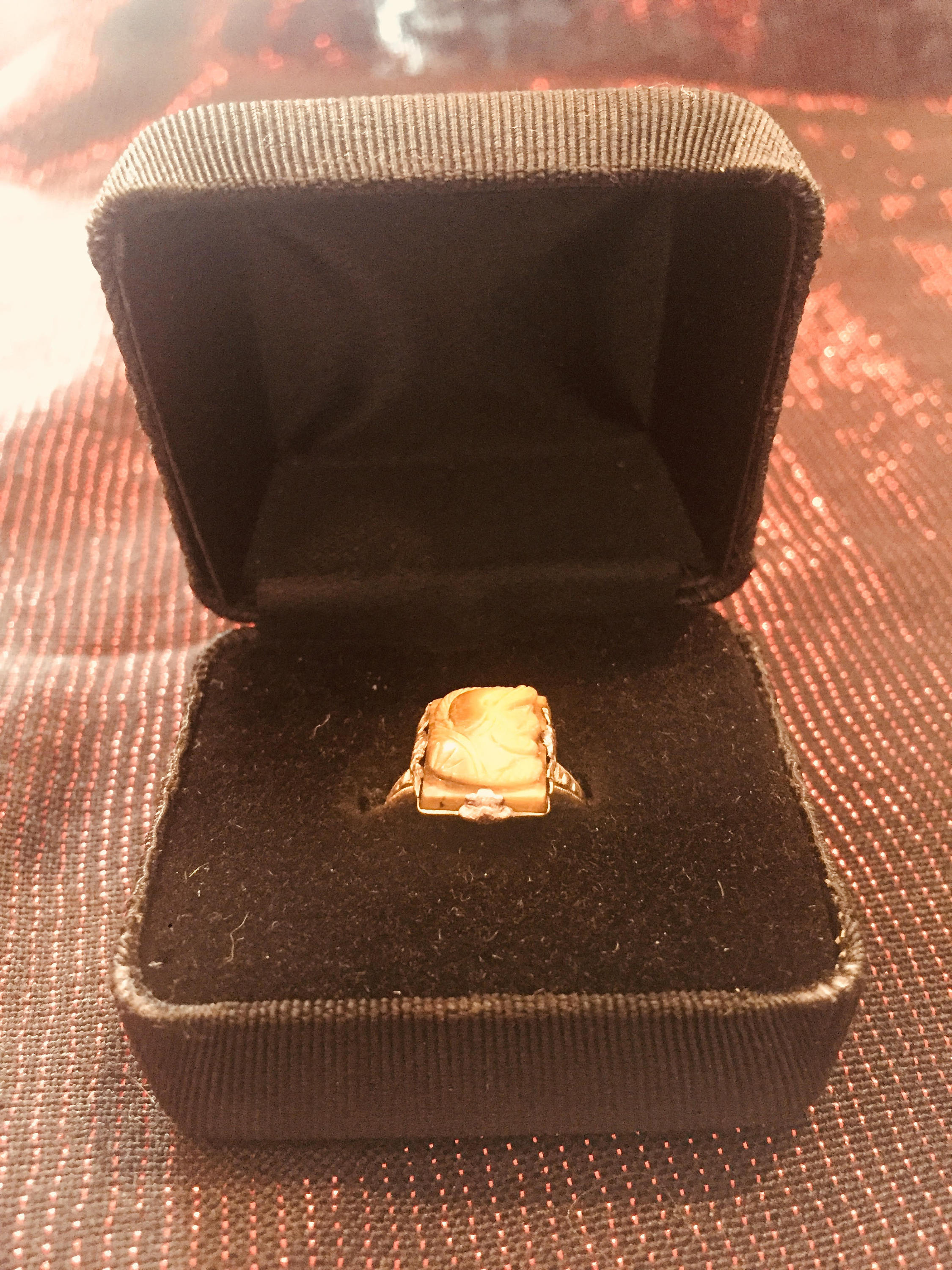 Antique Tiger's Eye Gladiator Ring Size 5.5 Circa - Etsy