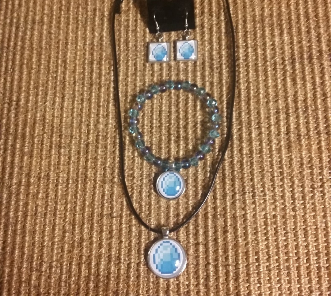 8-bit Diamond Jewelry - Etsy