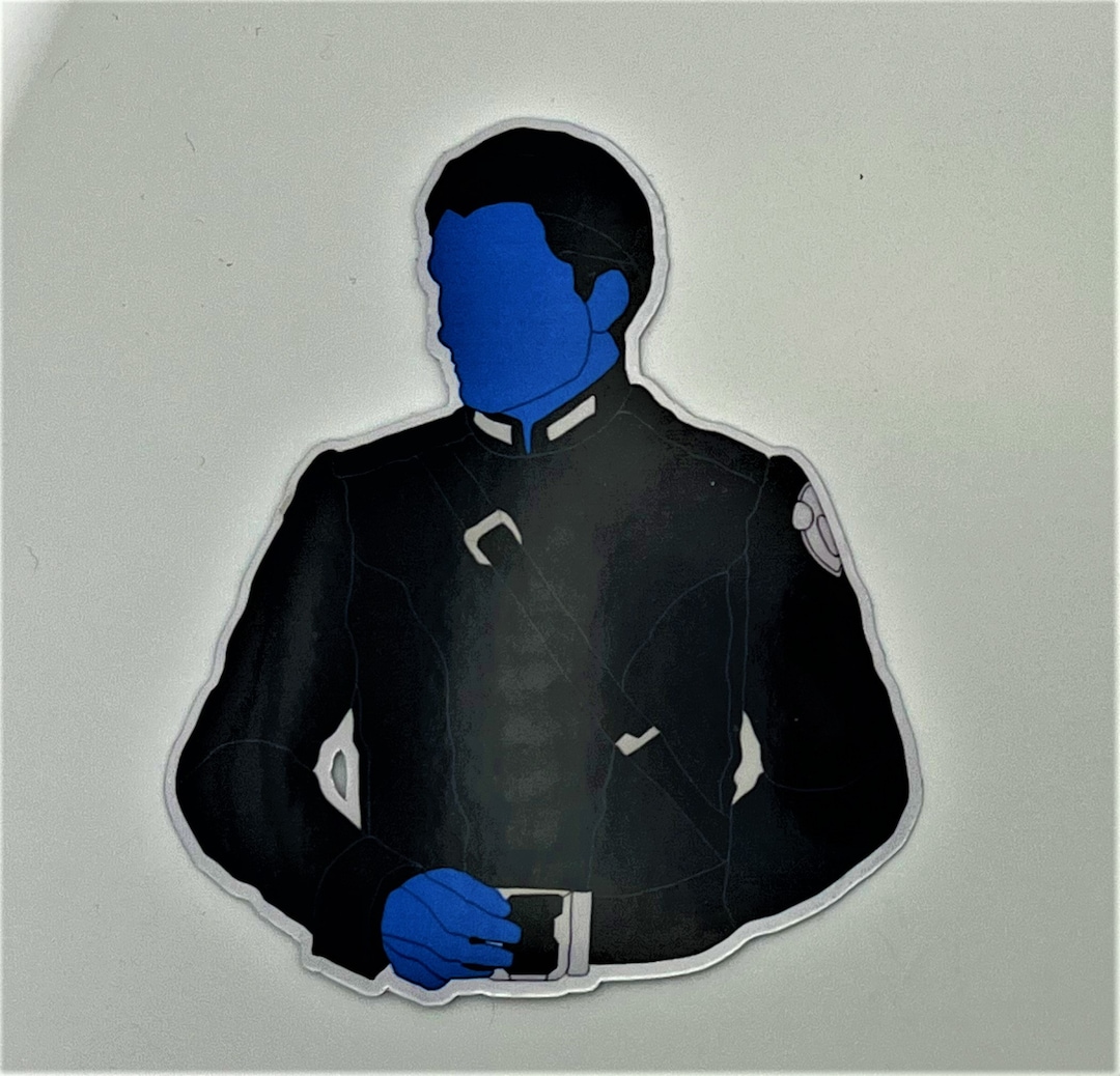 Mitth'raw'nuruodo Grand Admiral Thrawn Sticker Star Wars Stained Glass ...