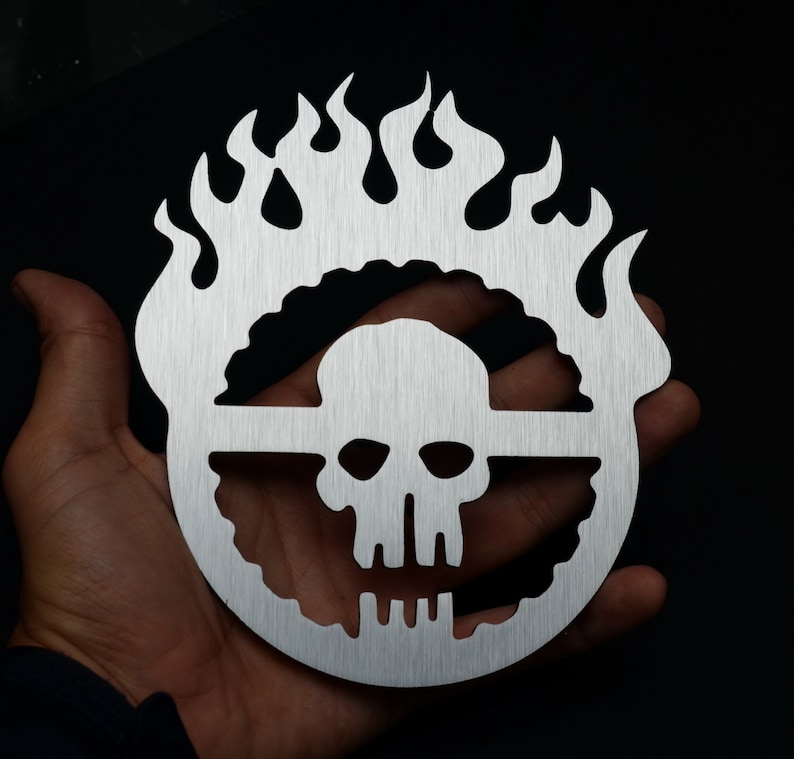 Big Mad Max Mad Max Label Skull Mad Max Custom Emblem Mad - Etsy