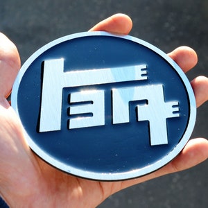 TEQ Custom Emblem, TEQ Logo, TEQ Auto Decor, Round 120mm - Etsy