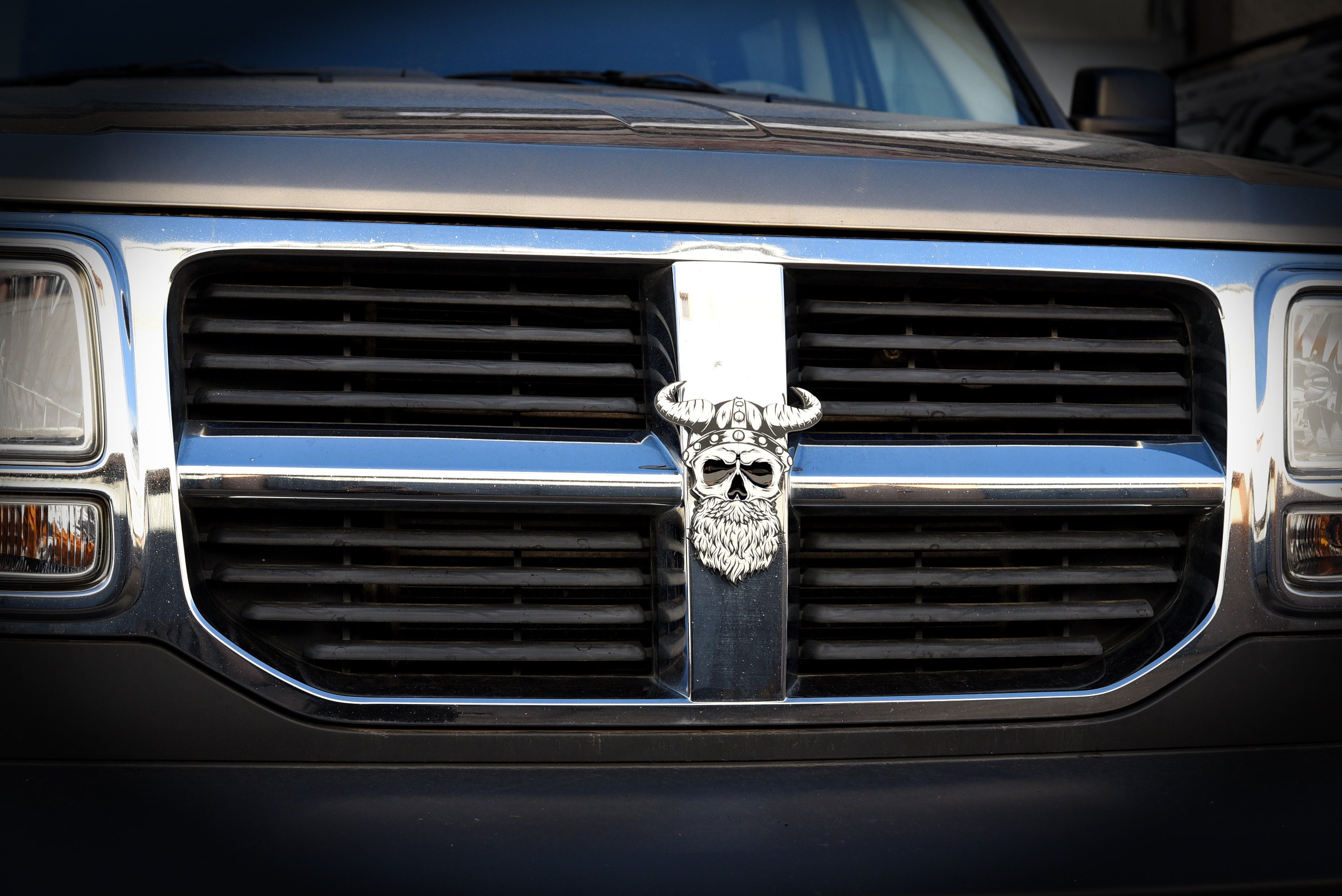 Viking Badge, Viking Custom Badge, Viking Skull Emblem, Viking Auto ...