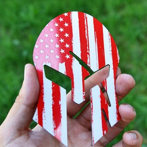 Spartan Helmet Label USA, Spartan Custom USA Badge, Spartan Emblem USA ...