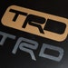 TRD Custom Emblem, TRD Logo, TRD Toyota Auto Decor, Three Letters Trd ...