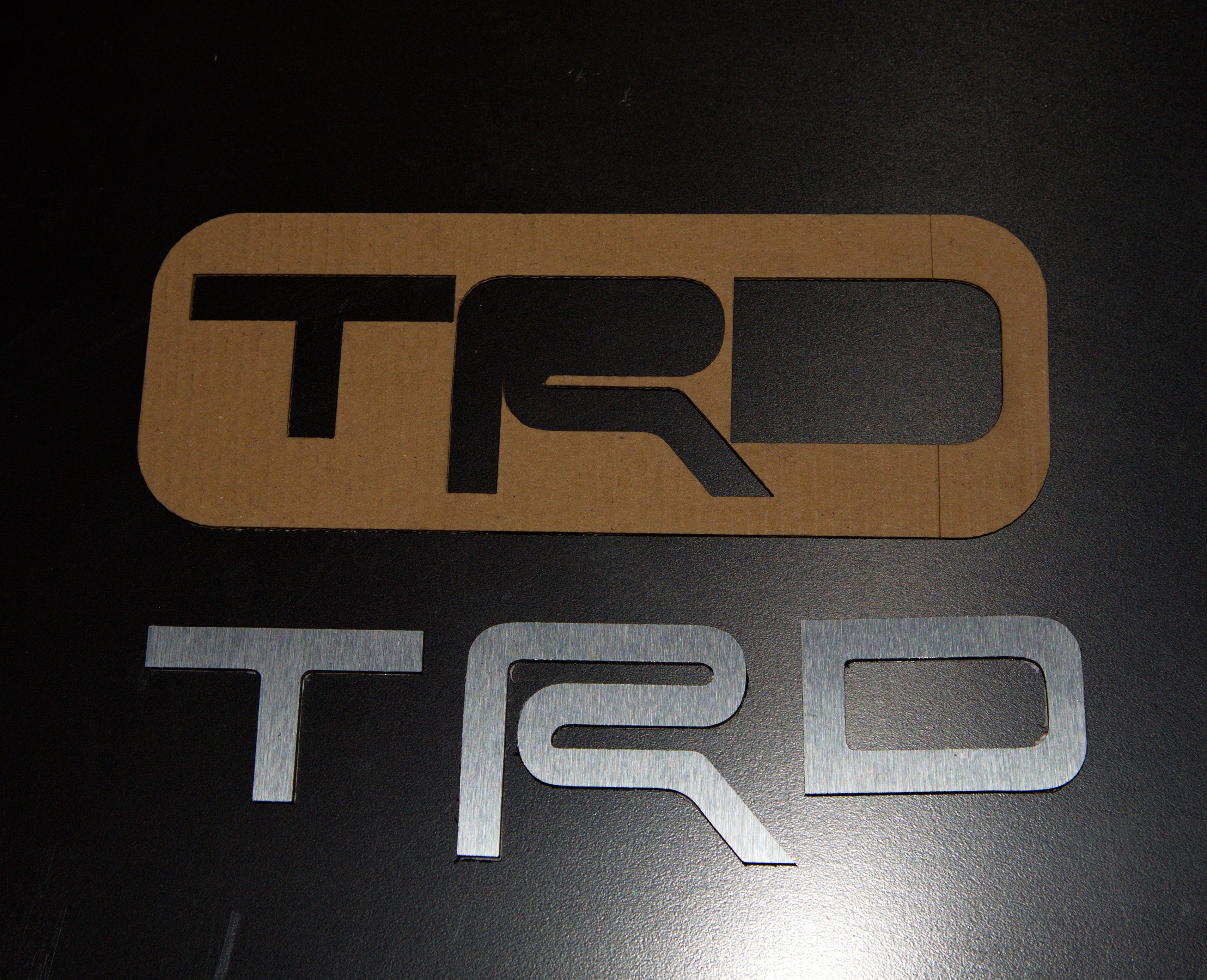 TRD Custom Emblem, TRD Logo, TRD Toyota Auto Decor, Three Letters Trd ...