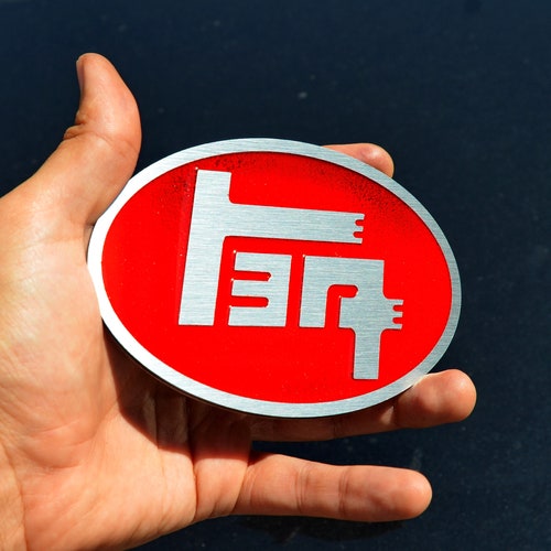 TEQ Custom Emblem TEQ Logo TEQ Auto Decor Oval 90x130mm | Etsy