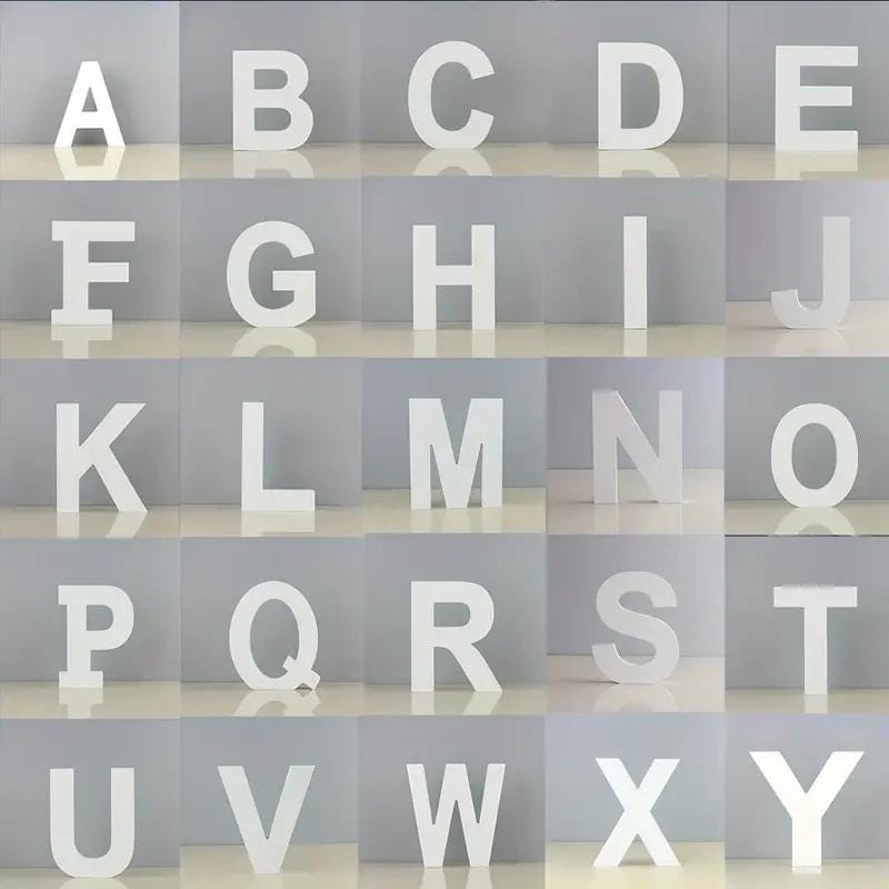 Pvc Letters - Etsy
