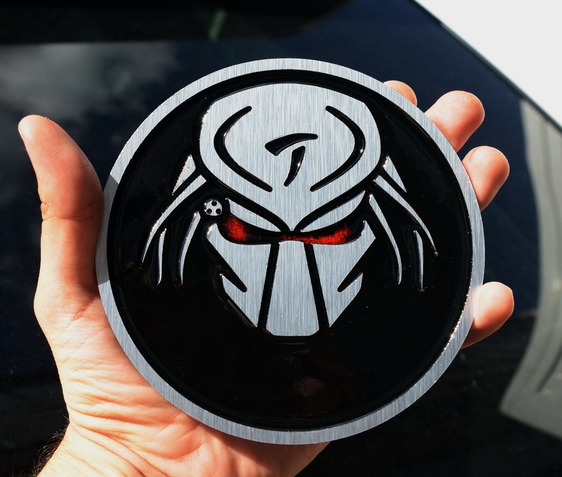 Predator Custom Emblem Predator Logo Predator Auto Decor | Etsy