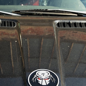 Predator Custom Emblem, Predator Logo, Predator Auto Decor, Round 135mm ...