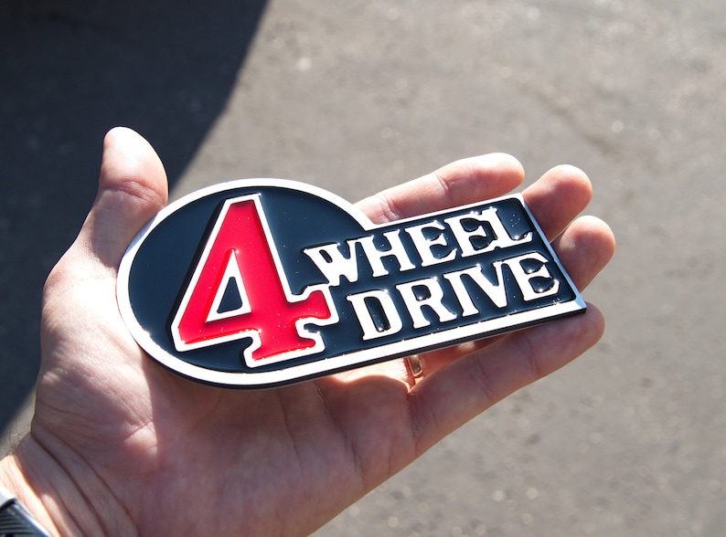 4WD Custom Emblem 4 Wheel Drive Logo 4wd Auto Decor | Etsy