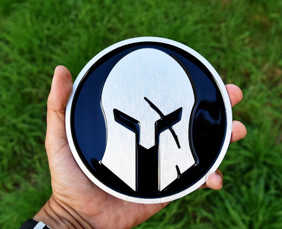 Spartan Emblem round Spartan Custom round Spartan Helmet Label round ...