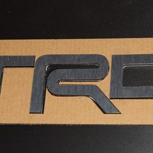 TRD Custom Emblem, TRD Logo, TRD Toyota Auto Decor, Three Letters Trd ...