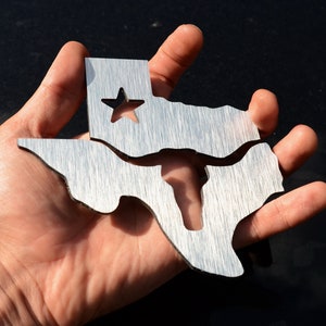 Texas Custom Emblem, Texas Logo, Texas Auto Decor, Texas 5,11 X 4,64 ...