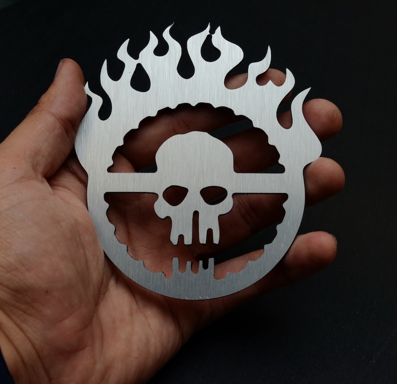Mad Max Mad Max Label Skull Mad Max Custom Emblem Mad Max - Etsy