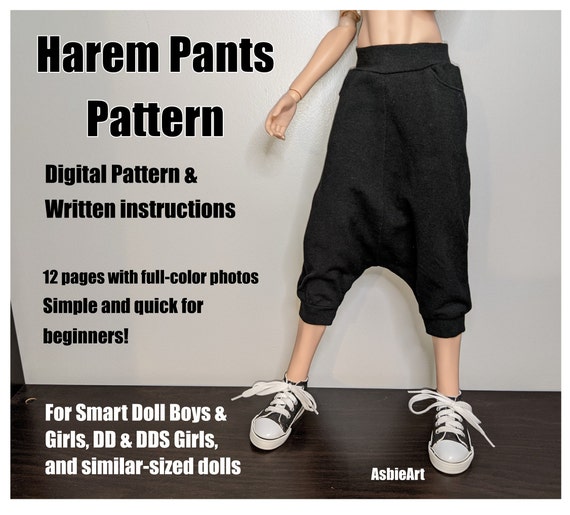 Harem Pants For Men Pattern