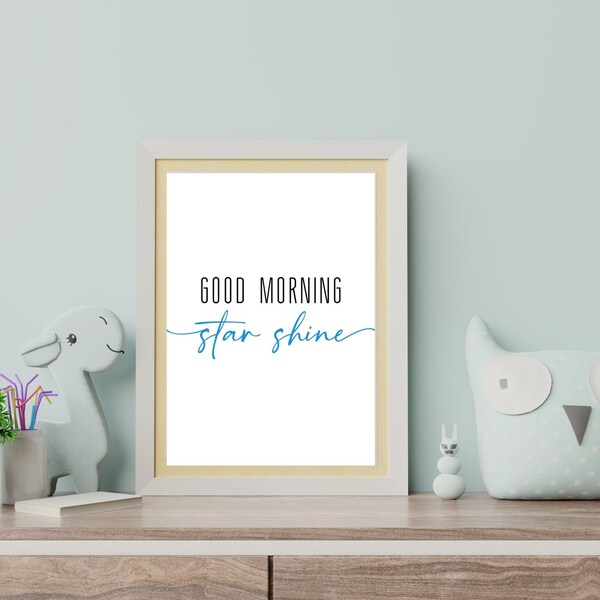 Good Morning Print - Etsy