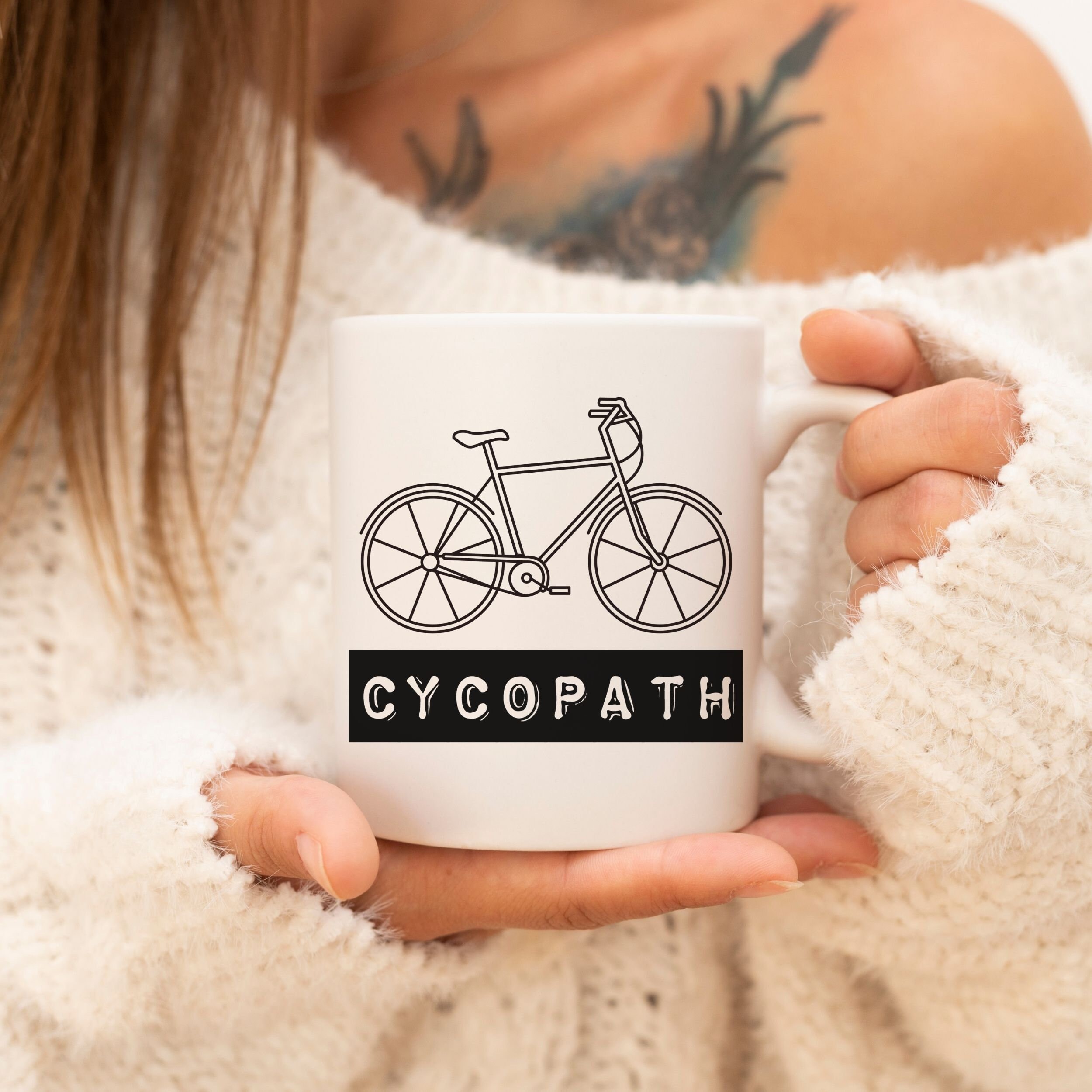 Cycopath Mug, Bike Mug, Bike Gift, Cyclist Gift, Fathers Day Gift ...