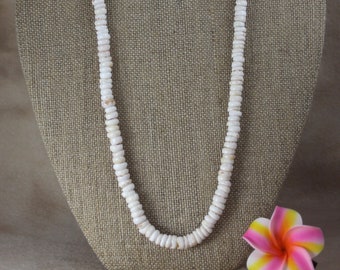 Pink Shell Necklace | Etsy