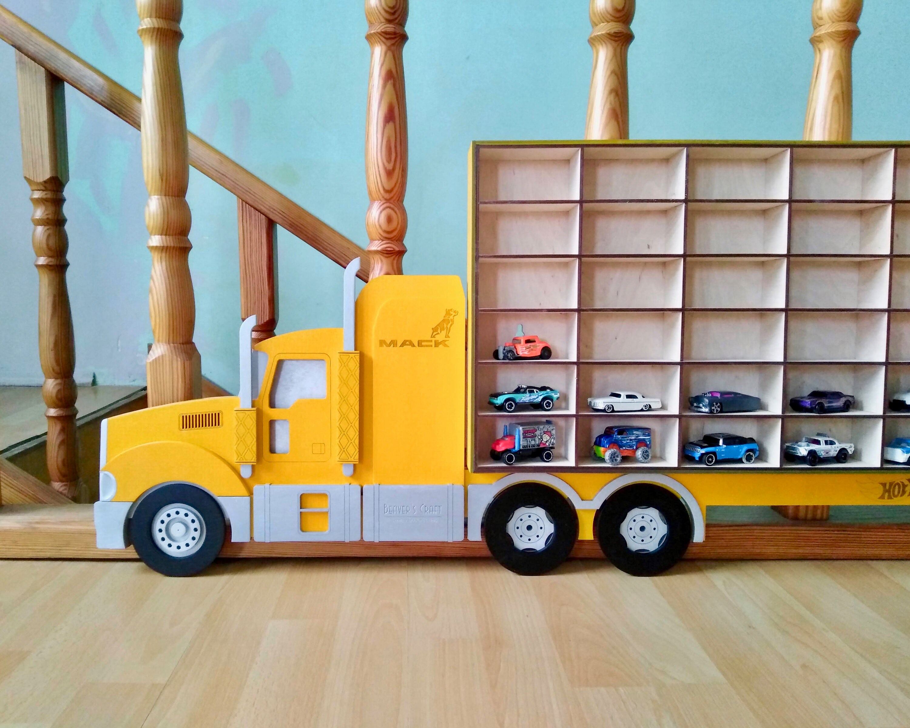 Hot Wheels Display. Digital Layout for Making Storage Shelf for Toy ...