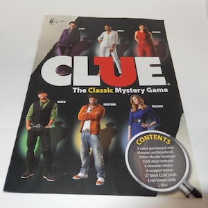 CLUE Detective Mystery Board Game Replacement Pieces and Parts - YOU ...