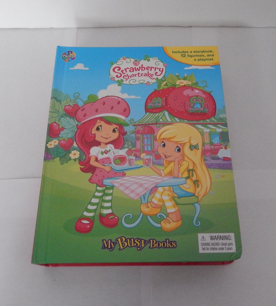 STRAWBERRY SHORTCAKE My Busy Book COMPLETE Storybook With 12 Figurines ...