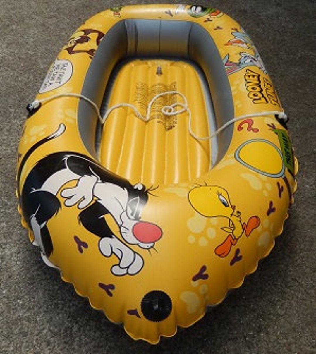 Very Rare - 1998 LOONEY TUNES Intex Wet Set Inflatable Boat / Raft ...