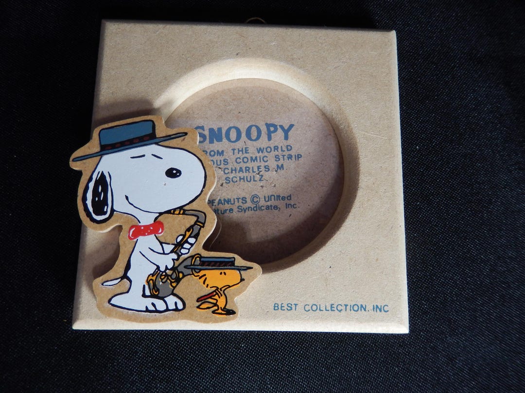 SNOOPY & WOODSTOCK Wood Picture Frame - Peanuts Comic Strip by Charles ...