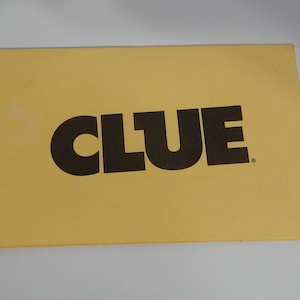 CLUE Detective Mystery Board Game Replacement Pieces and Parts - YOU ...