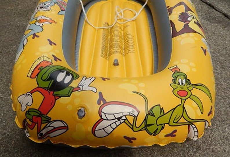 Very Rare - 1998 LOONEY TUNES Intex Wet Set Inflatable Boat / Raft ...