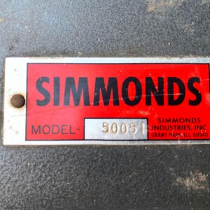 Vintage Simmonds Metal Toolbox With Lift Out Metal Tray - Etsy