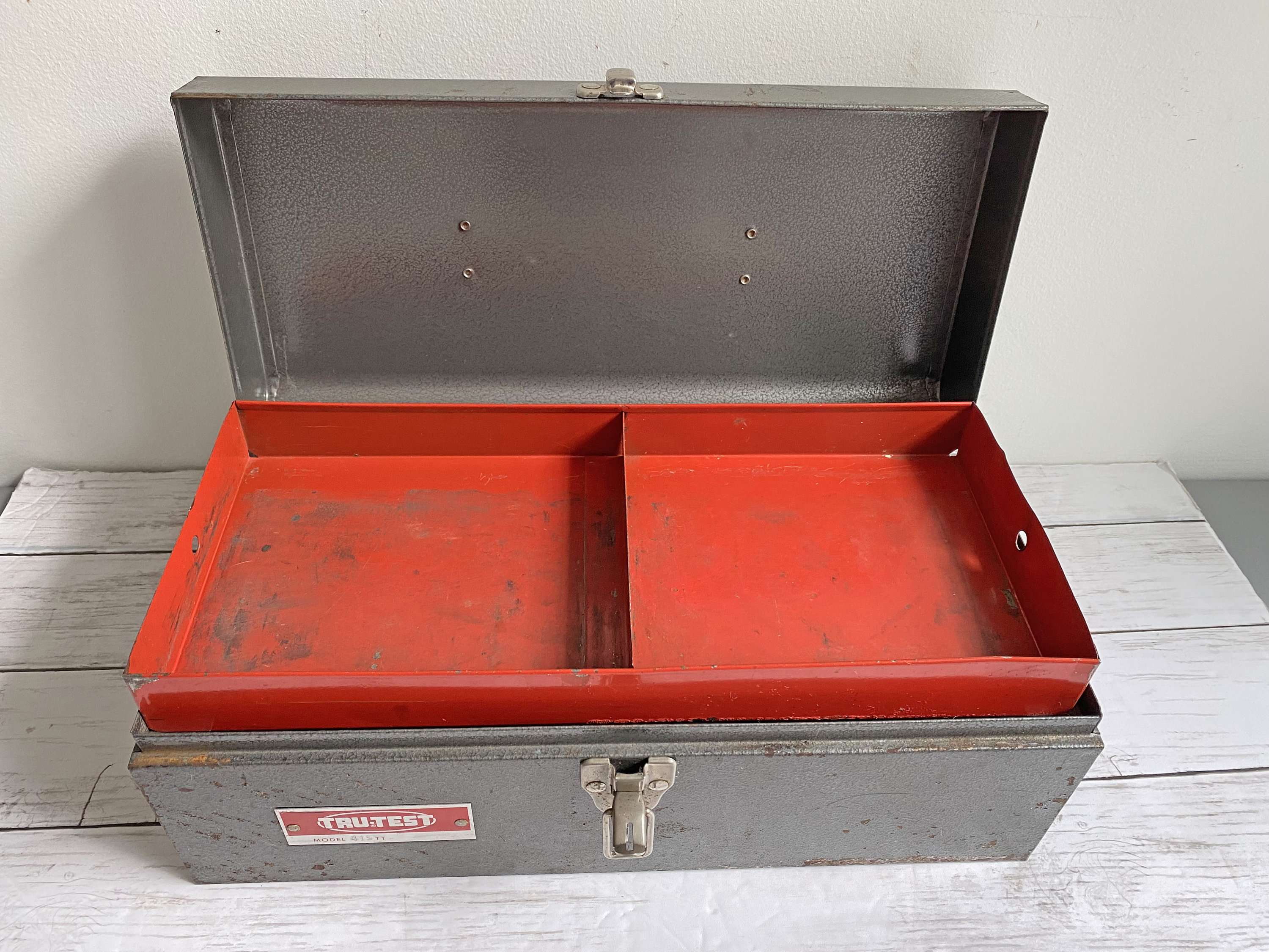 Vintage 1970s Tru-test Toolbox With Tray - Etsy