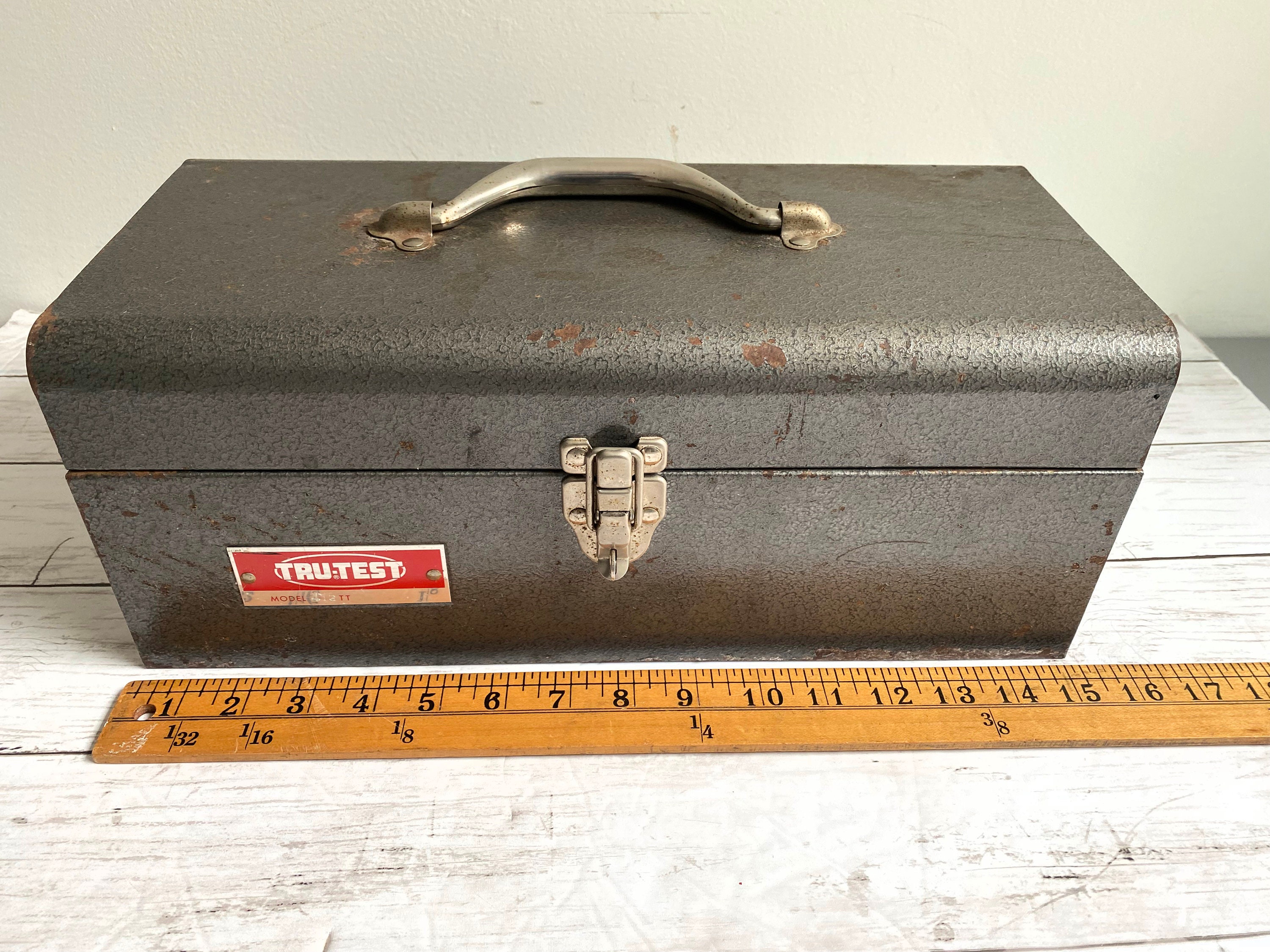 Vintage 1970s Tru-test Toolbox With Tray - Etsy