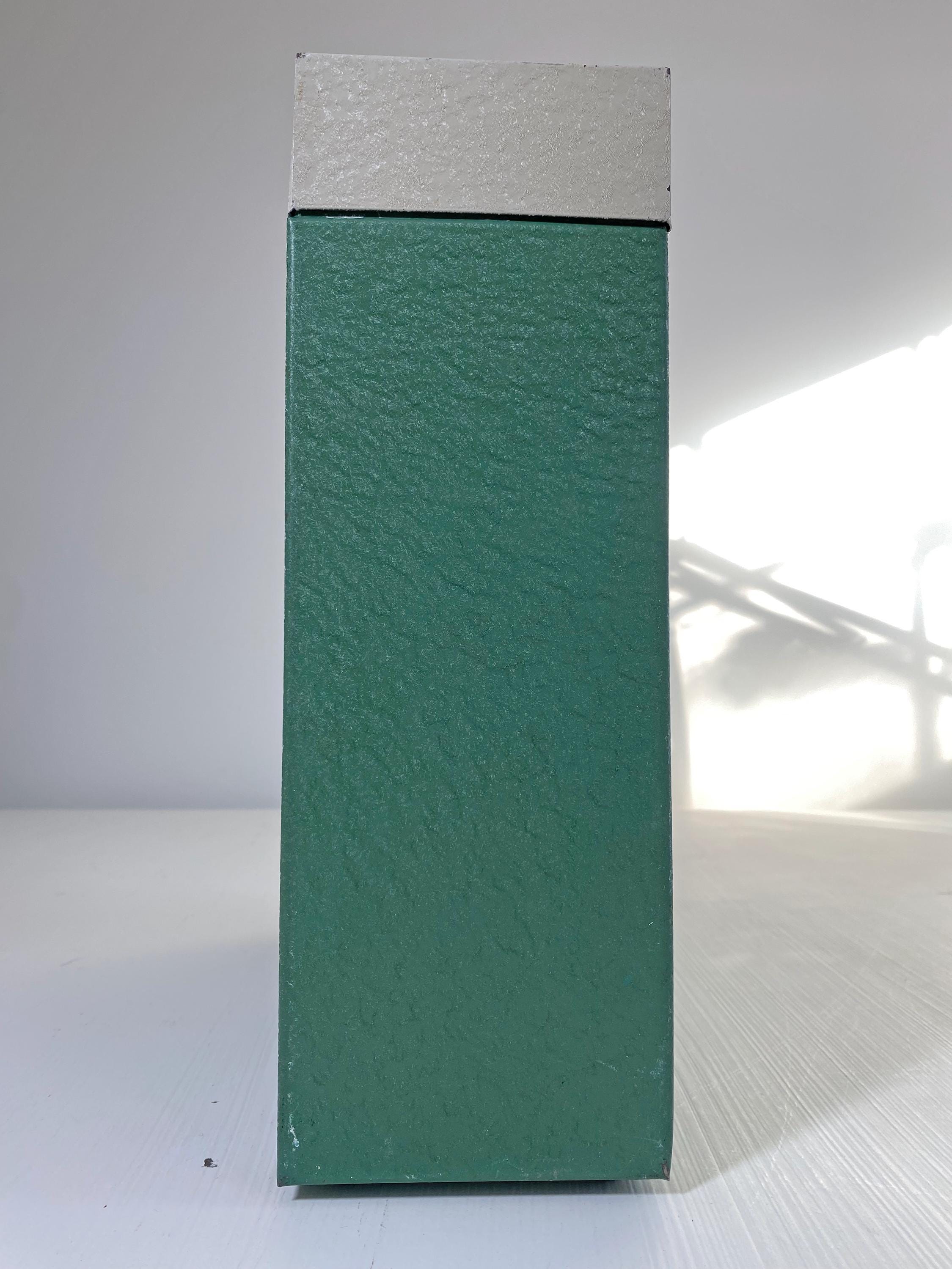 Vintage Metal Portable File Box/ Record Album Case With Handle - Etsy