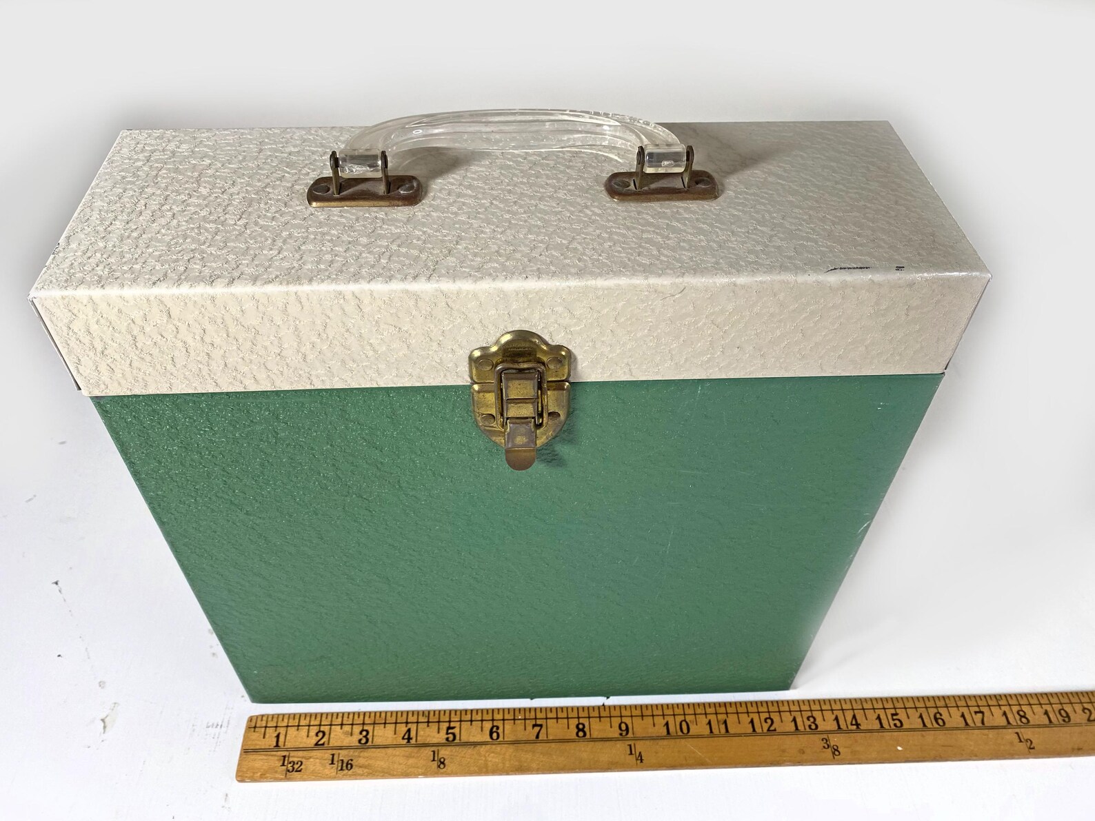 Vintage Metal Portable File Box/ Record Album Case With Handle - Etsy