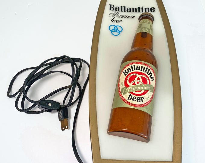 Vintage Ballantine Lighted Beer Sign - Etsy