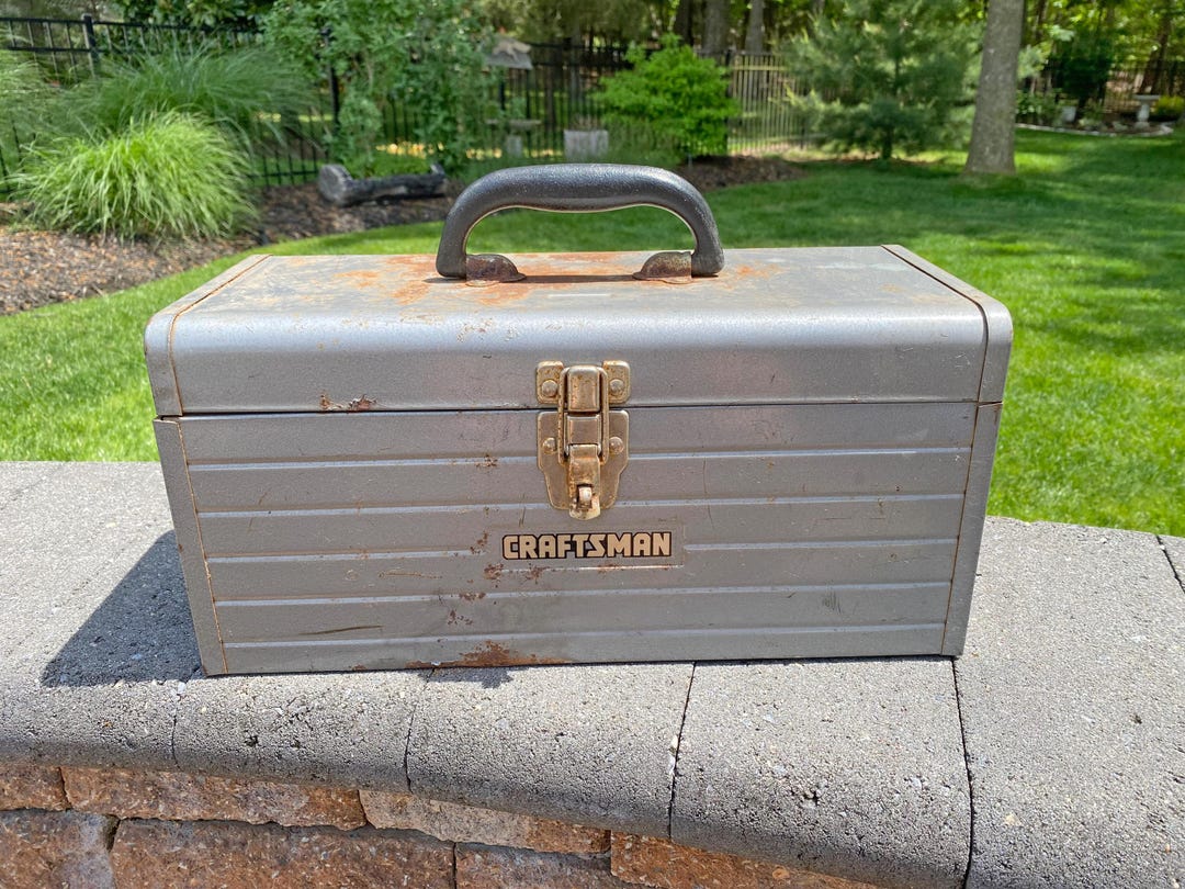 Vintage Craftsman Toolbox With Padlock and 2 Keys - Etsy