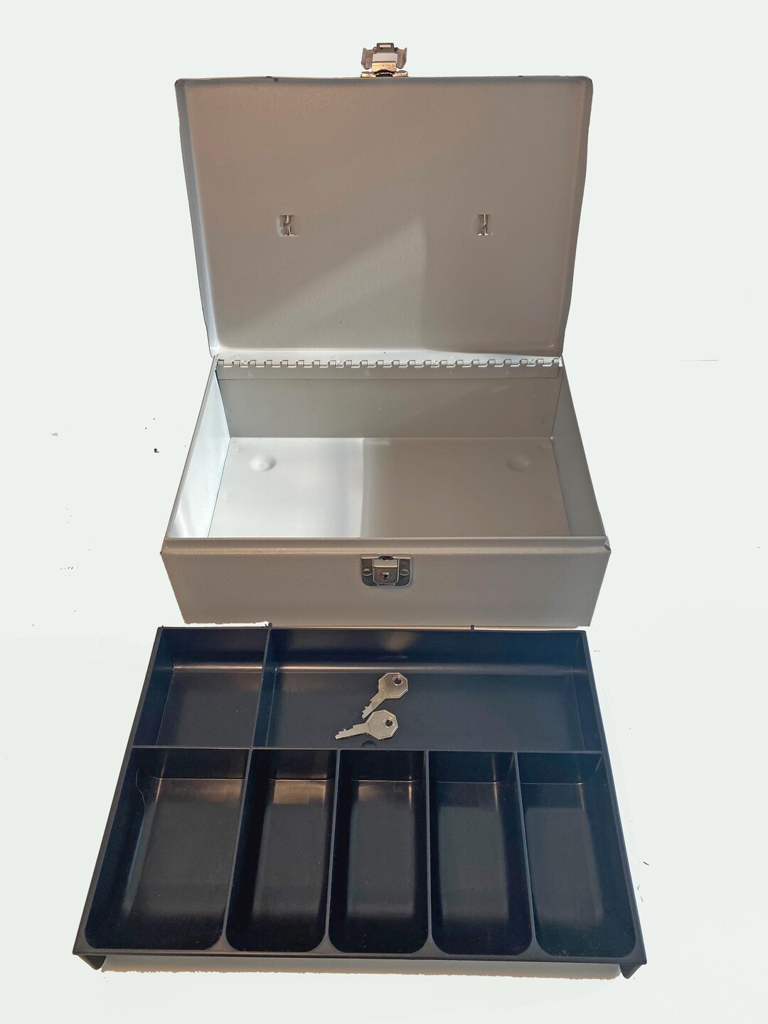 Vintage Cash Box With Money Tray and 2 Keys - Etsy