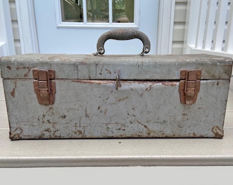 Vintage Simmonds Metal Toolbox With Lift Out Metal Tray - Etsy