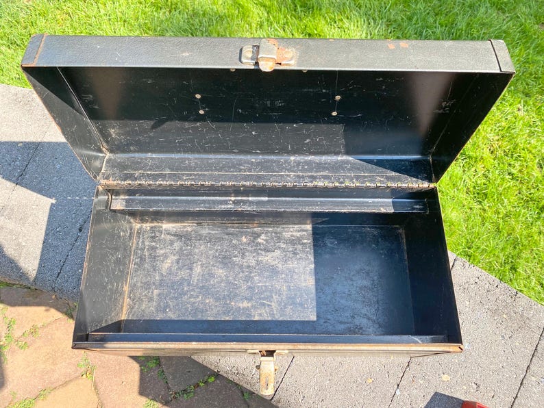 Vintage Simmonds Metal Toolbox With Lift Out Metal Tray - Etsy