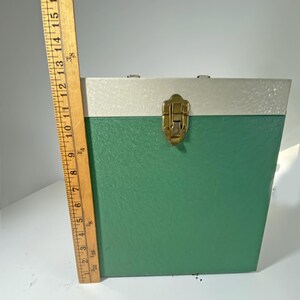 Vintage Metal Portable File Box/ Record Album Case With Handle - Etsy