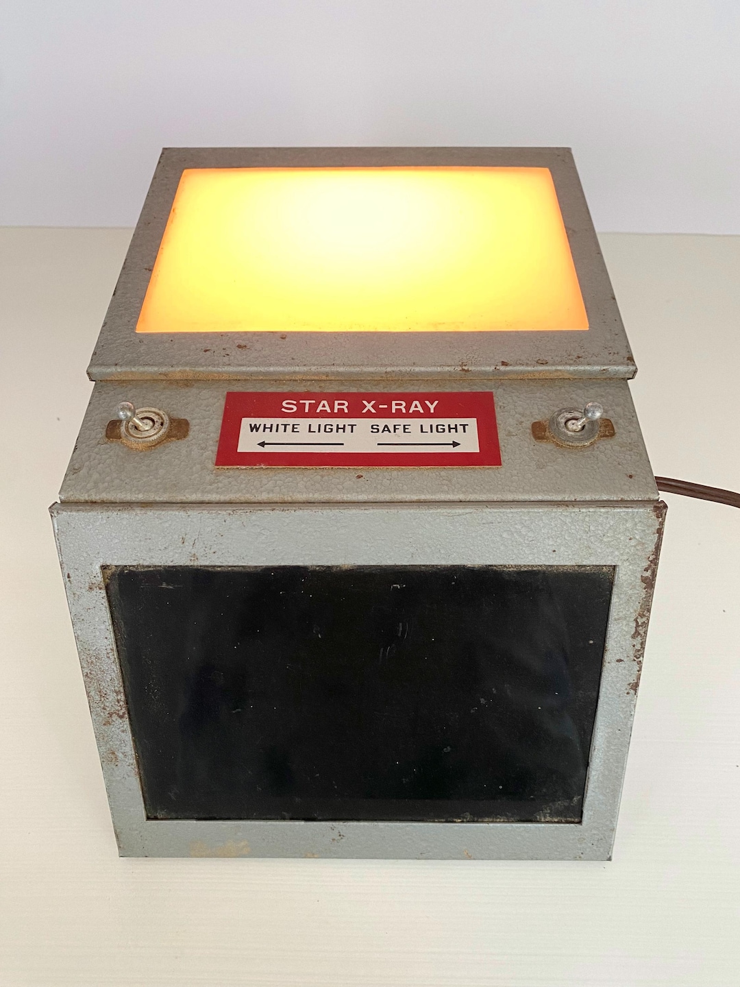 Vintage X-ray Light Box With Dual Viewer (white Light and Red Safe ...