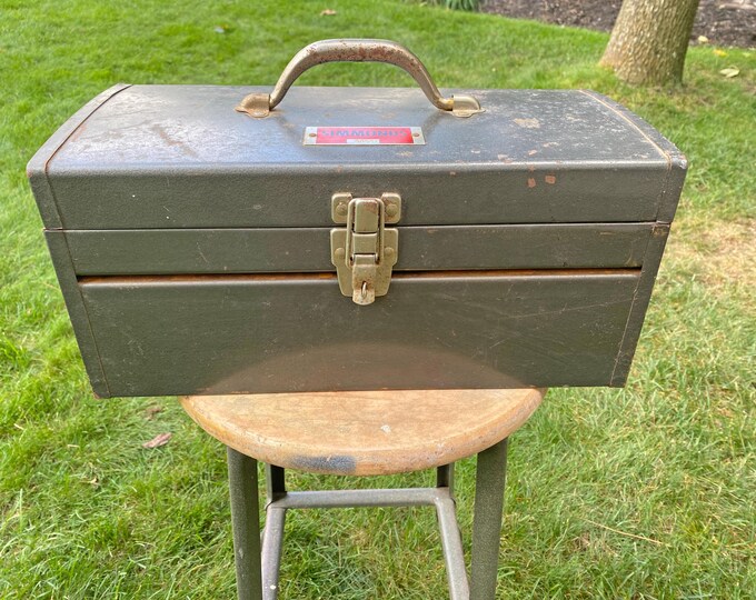 Vintage Simmonds Metal Toolbox With Lift Out Metal Tray - Etsy