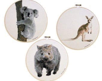 Australian Animals Cross Stitch Pattern PDF Seven Little Aussies ...